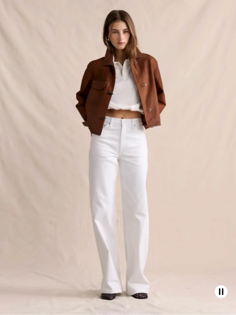 Banana Republic | Jeans | Banana Republic Icon Wide Leg Jean White 28l ...